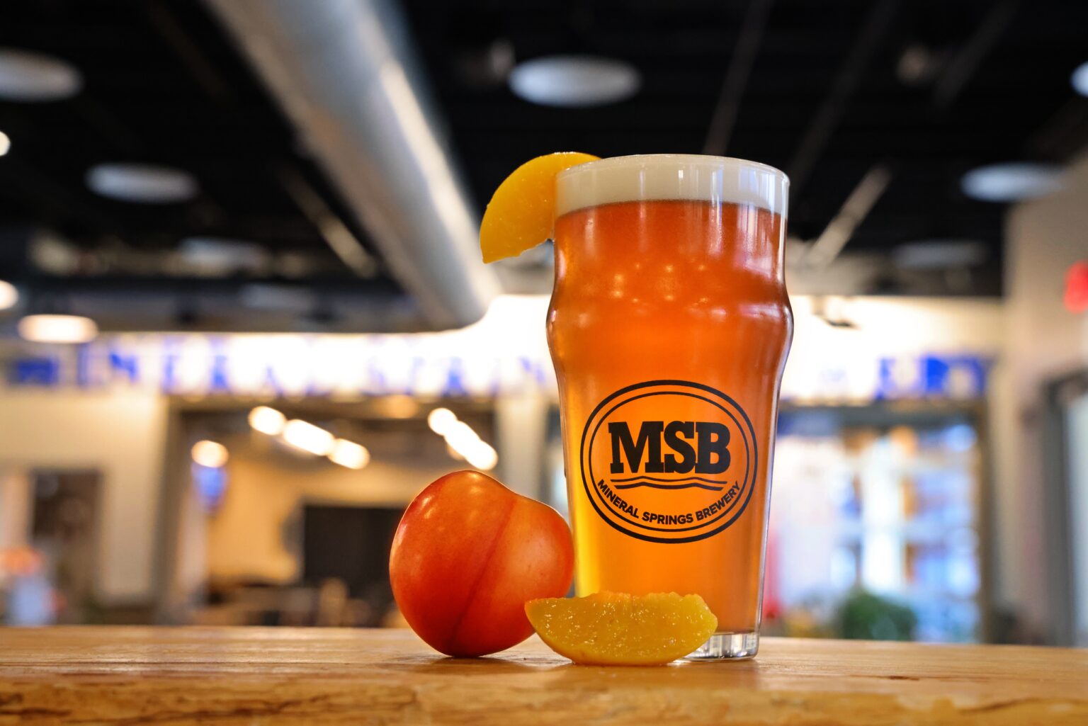 Paul's Peach Ale - Mineral Springs Brewery